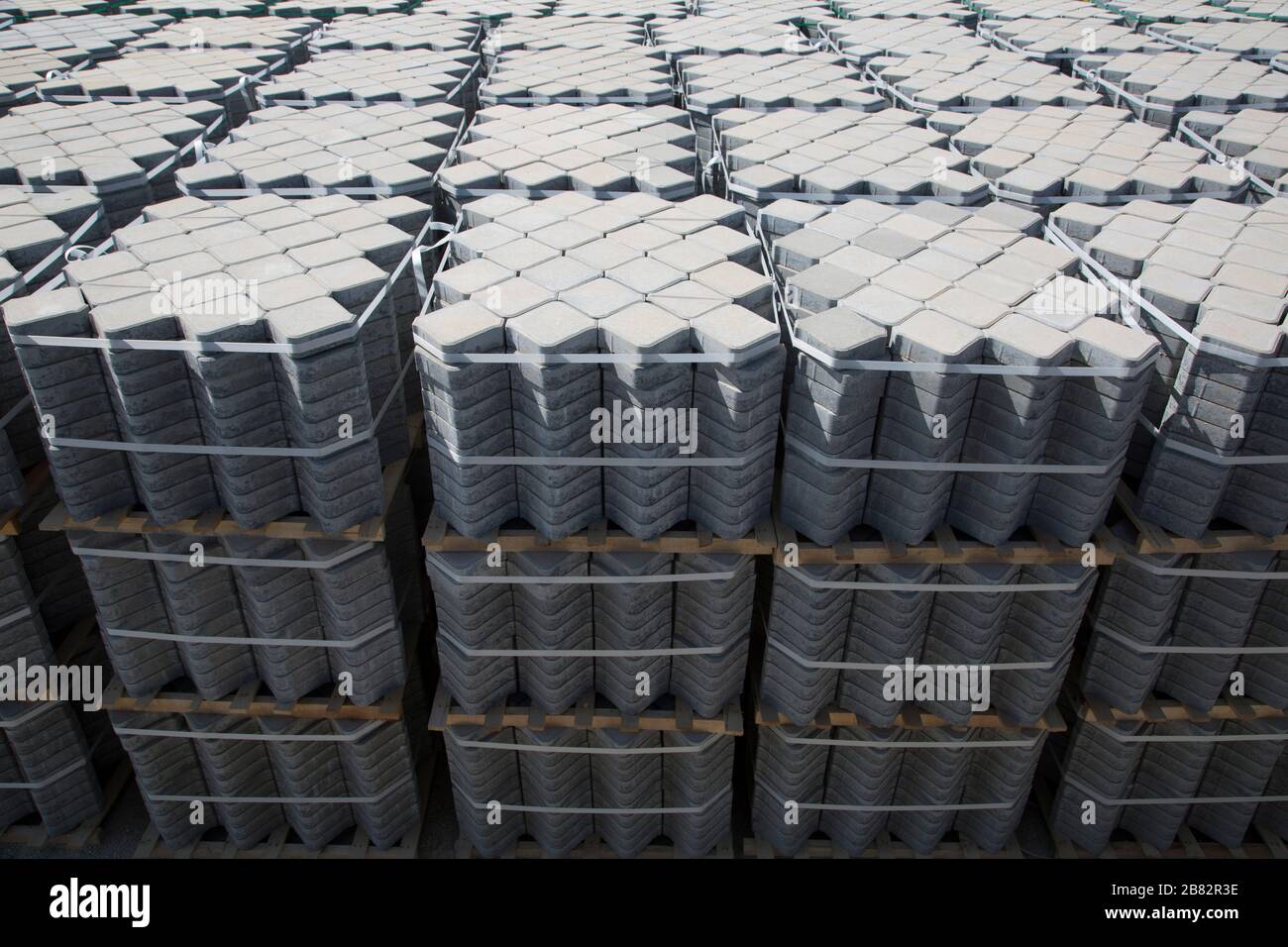 A paving stone factory in Turkey Stock Photo - Alamy