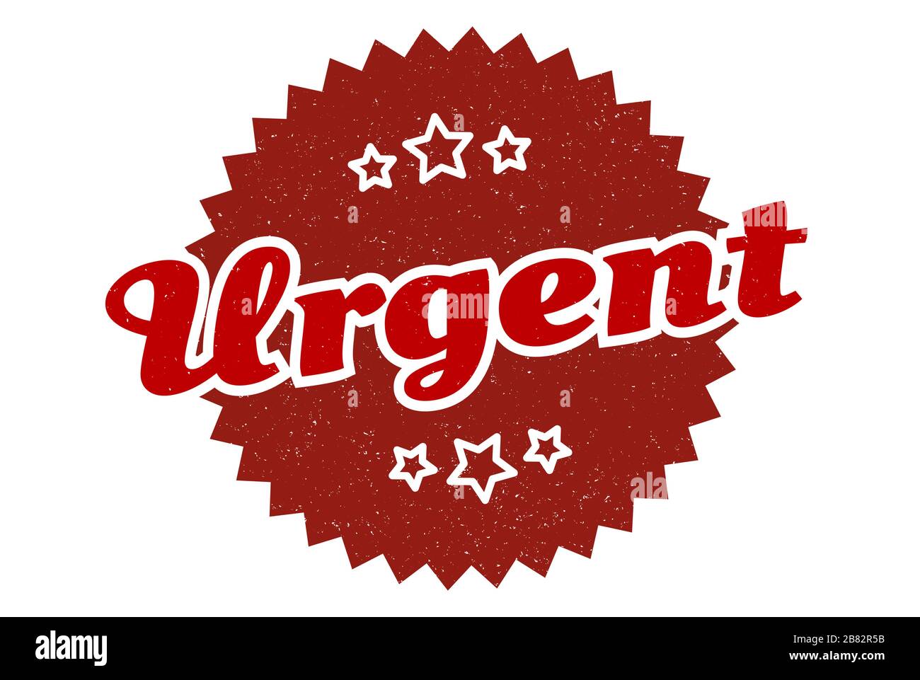 Urgent vintage round isolated Stock Vector Images - Alamy