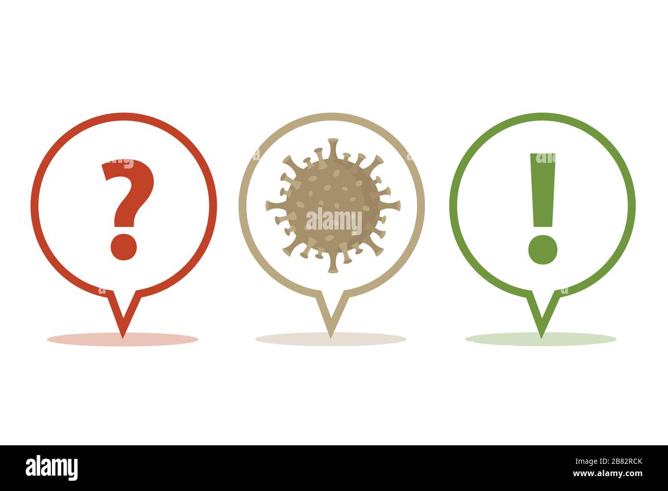 question and answer faq virus info graphic vector illustration EPS10 ...