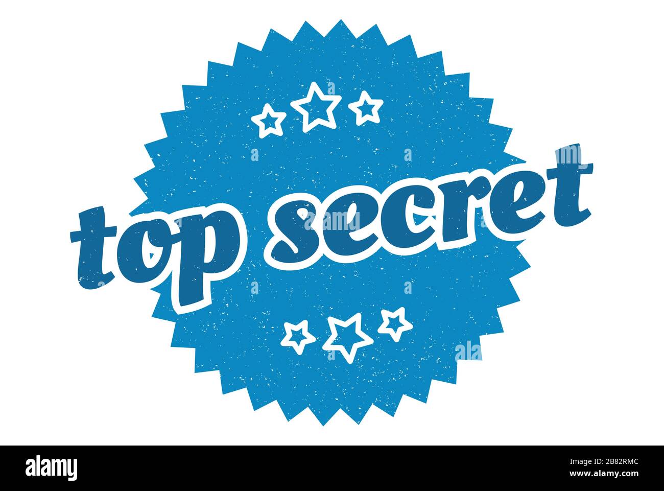 top secret sign. top secret round vintage retro label. top secret Stock ...