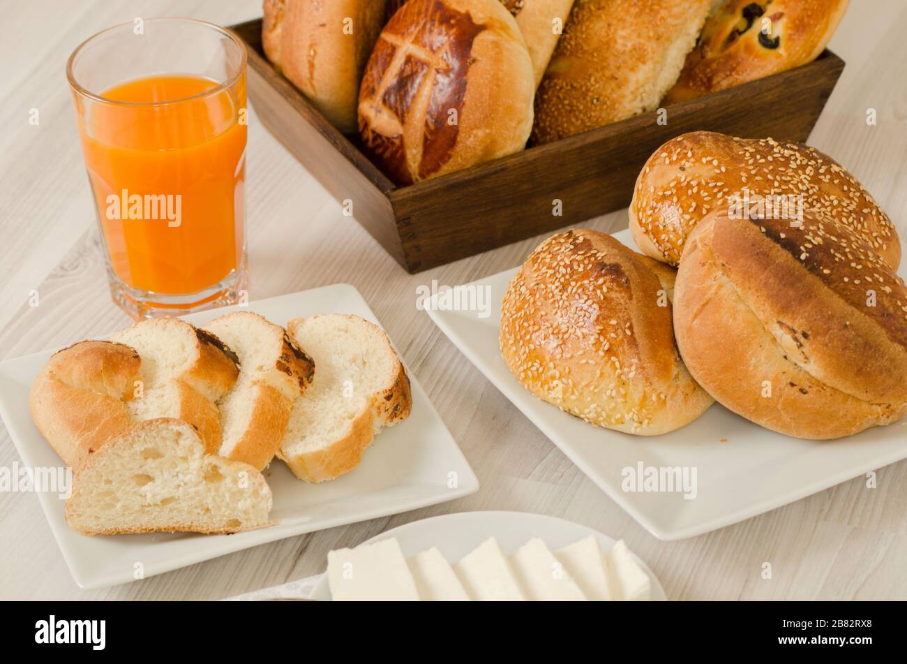 Turkish pastry from turkish cuisine (acma, Pogaca, Simit Stock Photo ...
