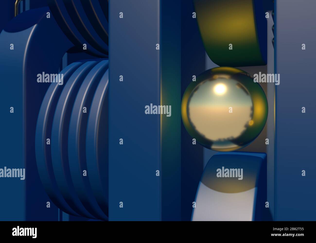 3d pipes balls hi-res stock photography and images - Alamy