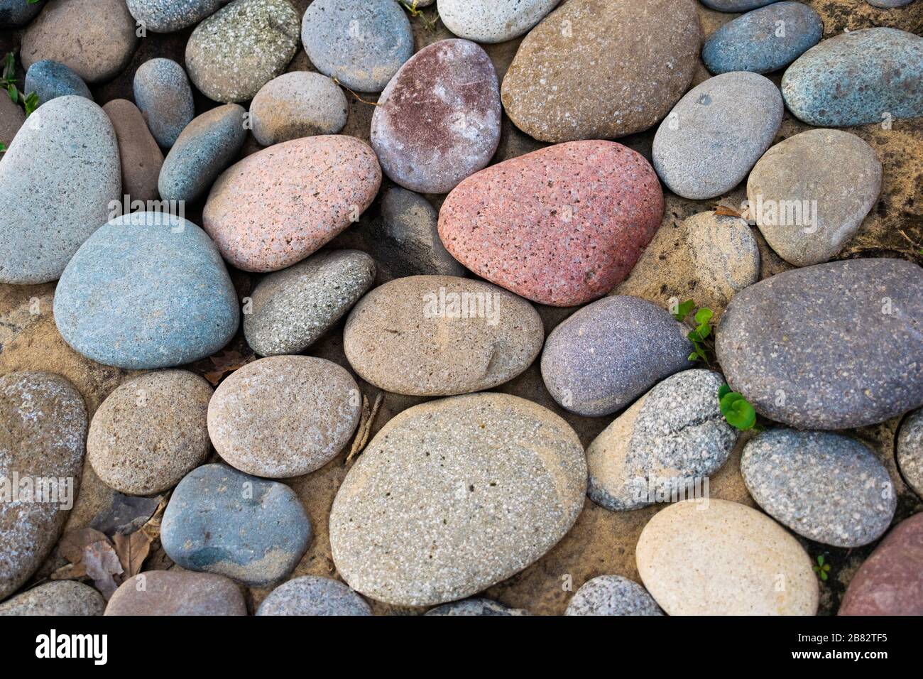Simple and beautiful pebble background image Stock Photo - Alamy