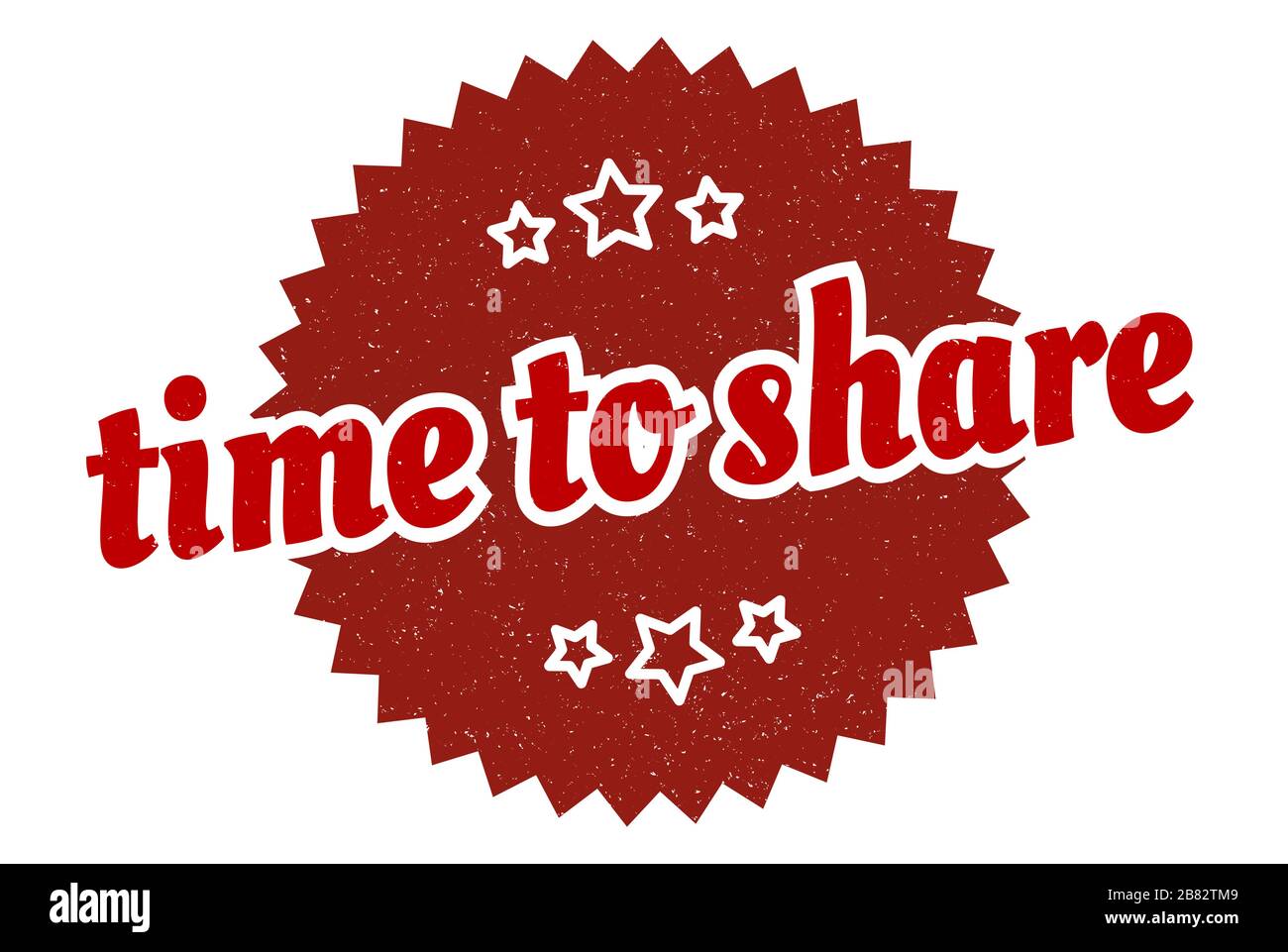 time to share sign. time to share round vintage retro label. time to ...