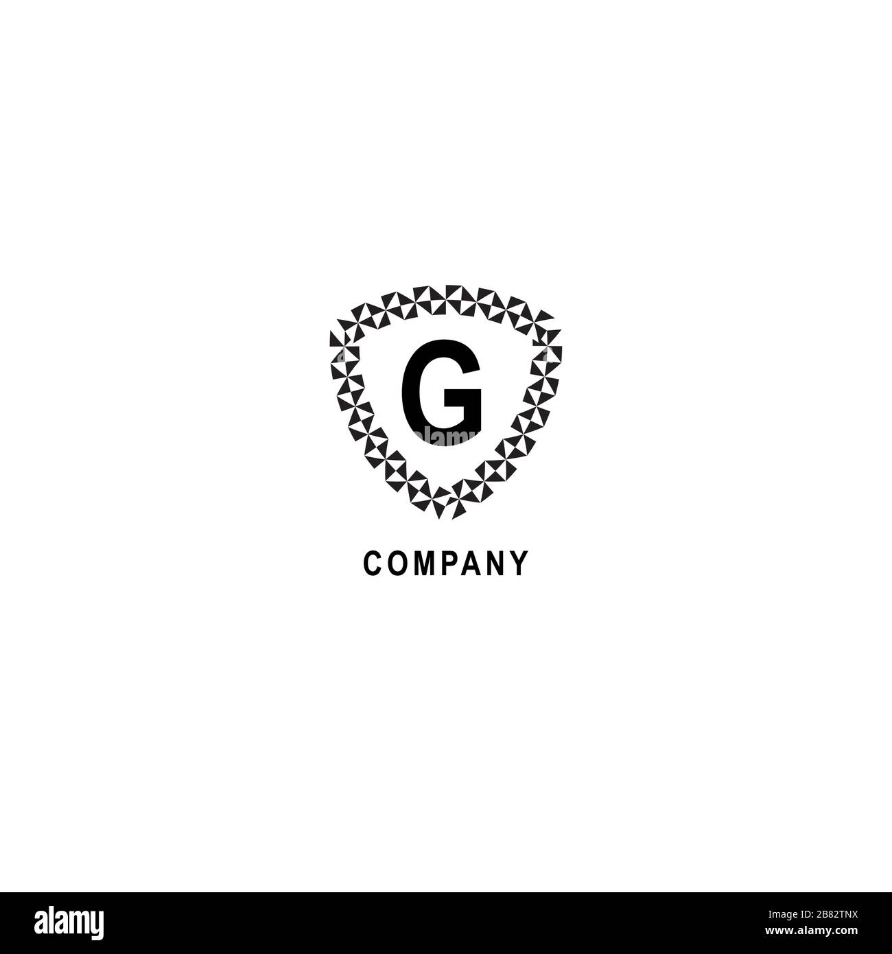 Letter G alphabetic logo deisgn template. Insurance company logo ...