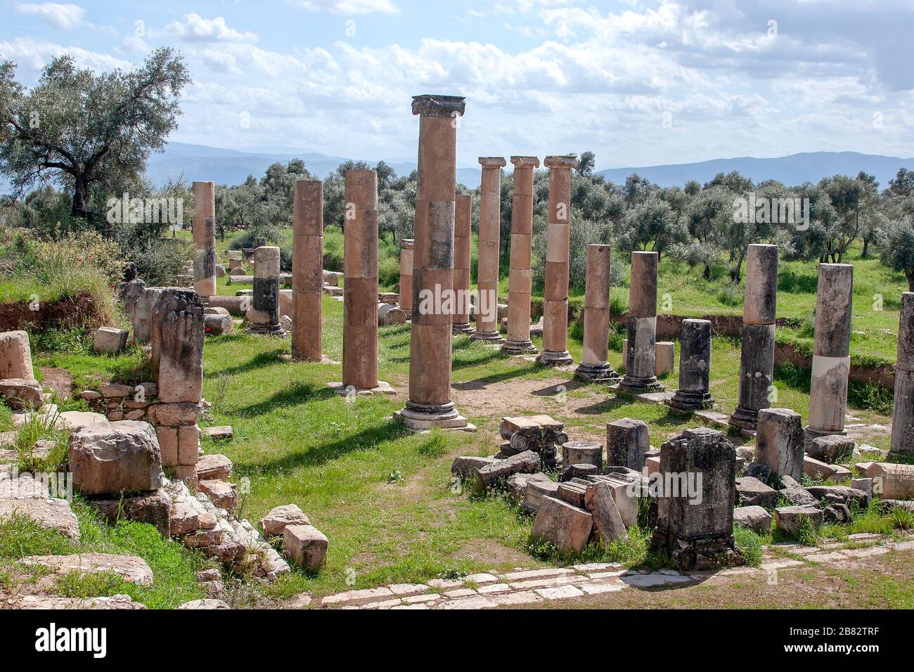 Nysa Ancient City (Historical Theater Ruins), Aydin, Turkey Stock Photo ...