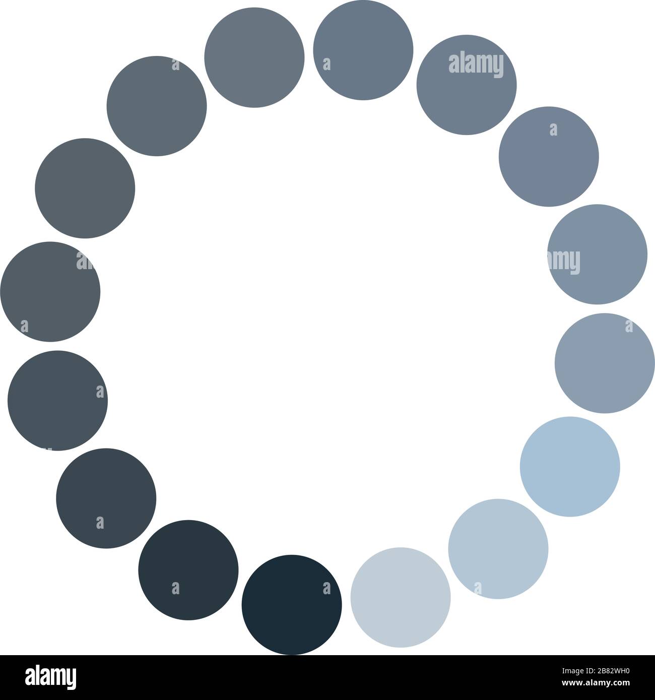 pointed loading circle flat style icon vector design Stock Vector Image ...