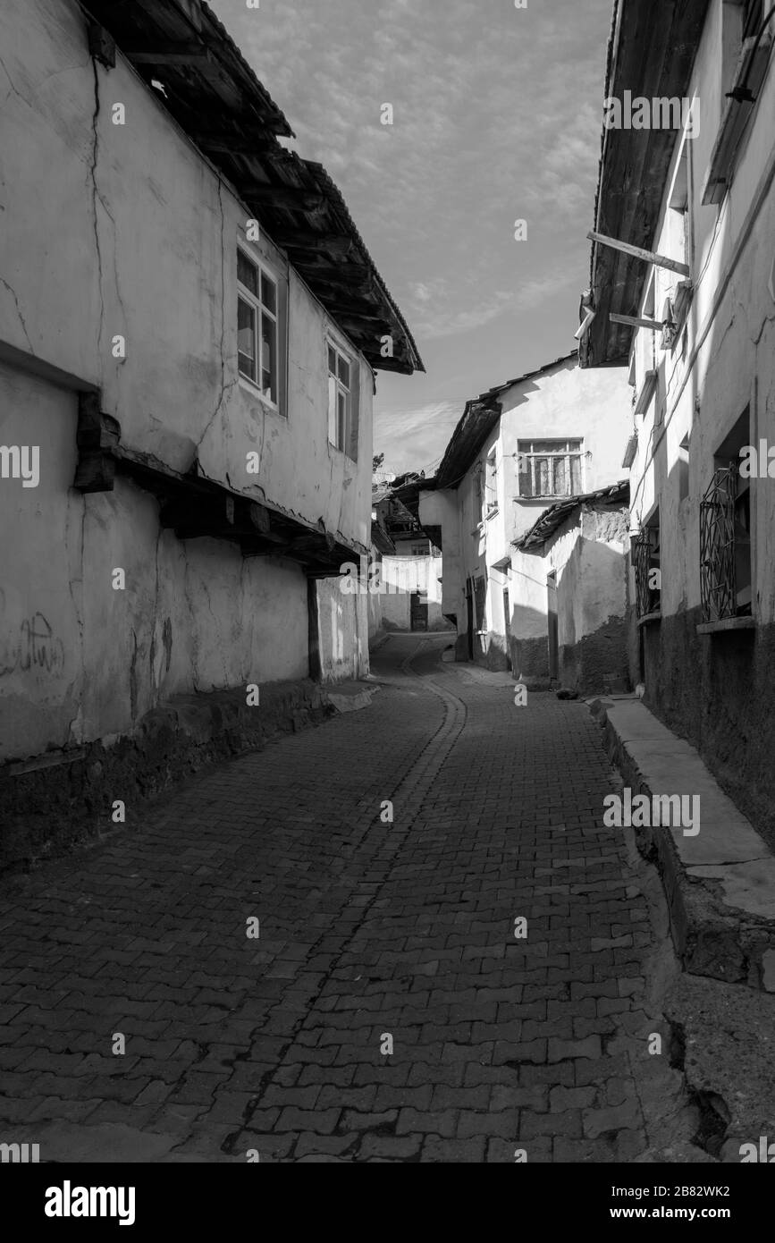 The old houses of Cankiri ( Çankırı ) province of Turkey Stock Photo ...