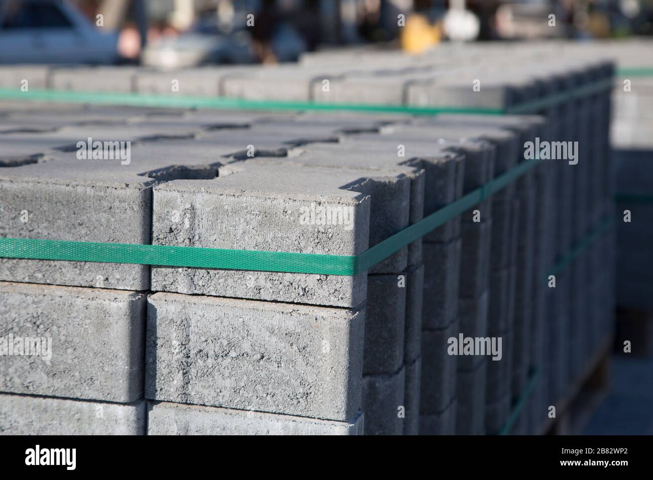 A paving stone factory in Turkey Stock Photo - Alamy