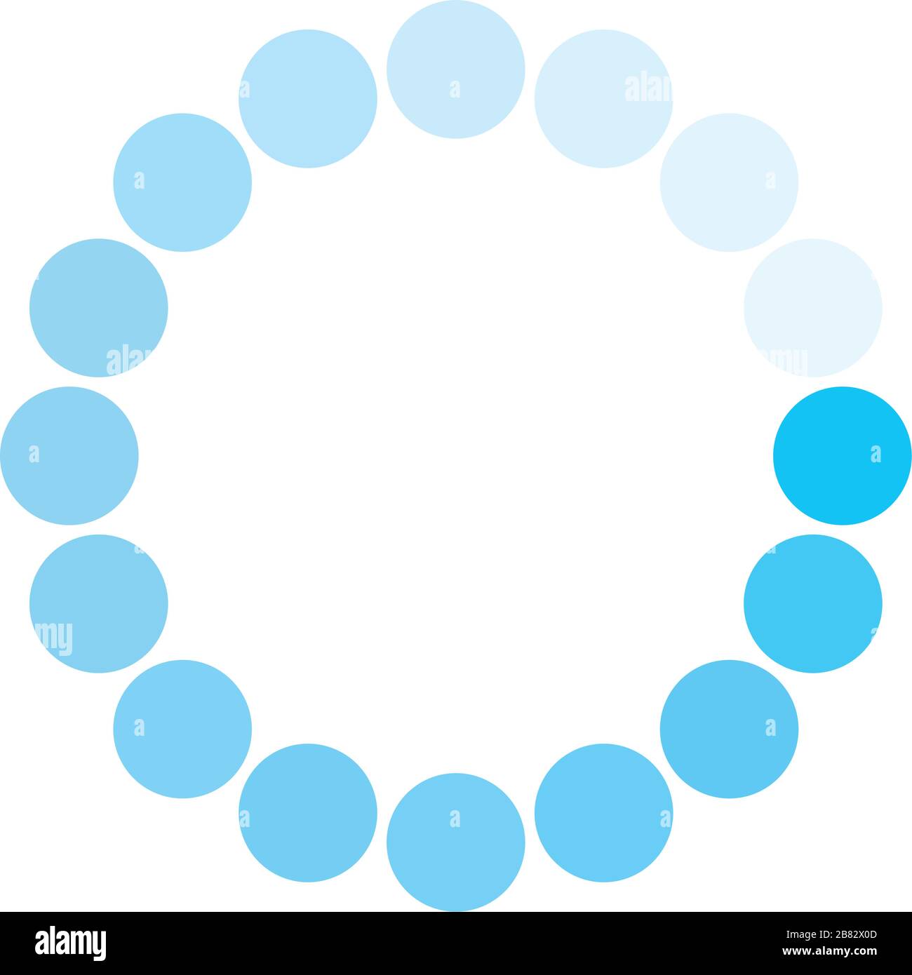 pointed loading circle flat style icon vector design Stock Vector Image ...