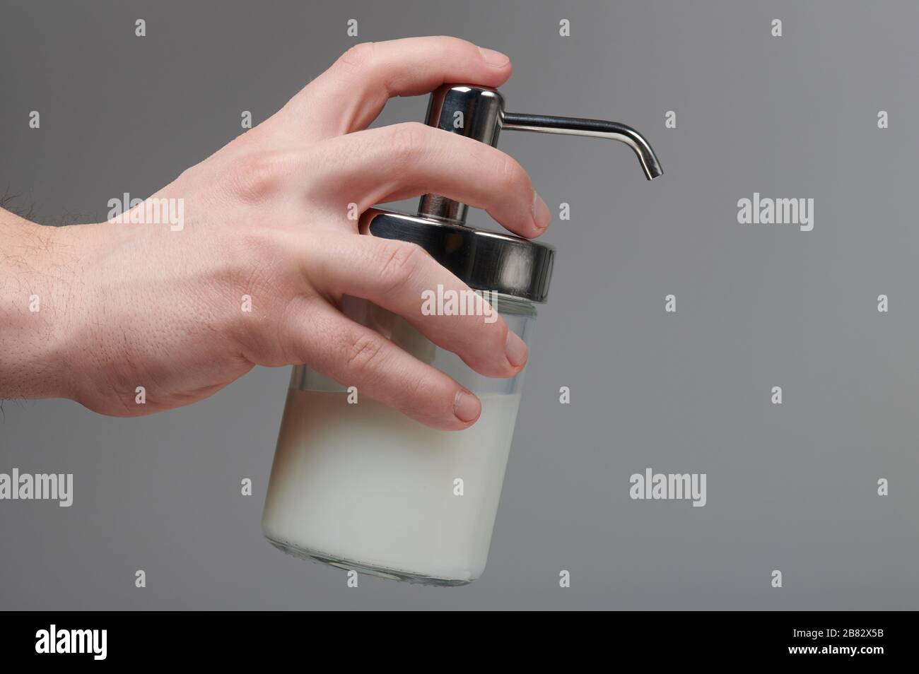 Hand wash container hi-res stock photography and images - Alamy