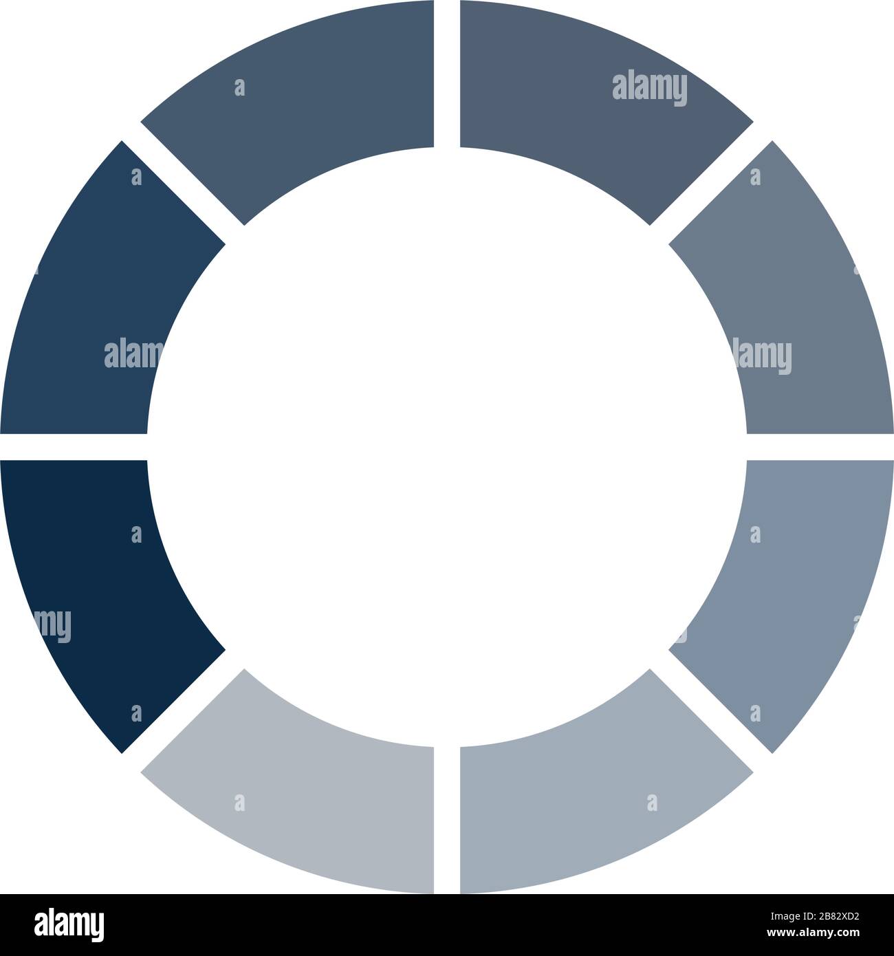 striped loading circle flat style icon vector design Stock Vector Image ...