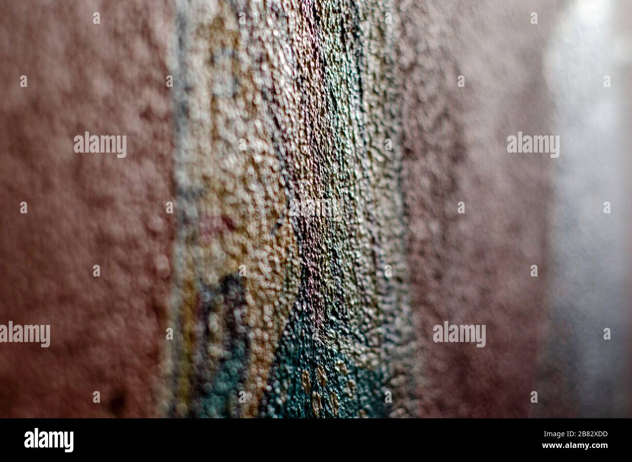 Impressionist Wall Painting Natural Red Stock Photo - Alamy