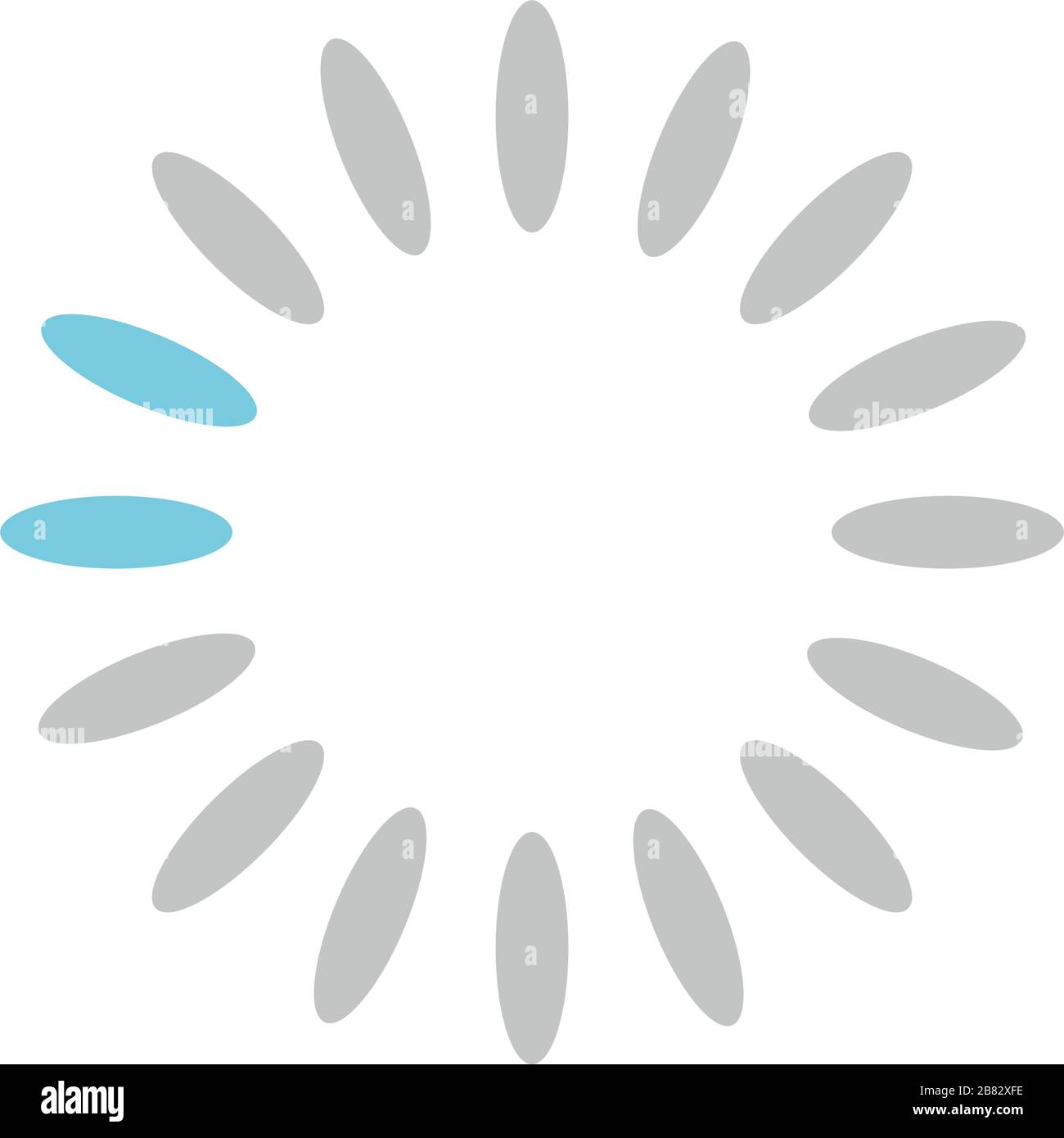 lines loading circle flat style icon vector design Stock Vector Image ...