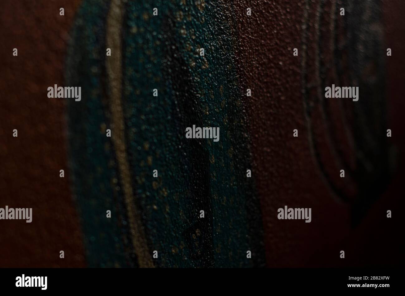 Impressionist Wall Painting Natural Red Stock Photo - Alamy