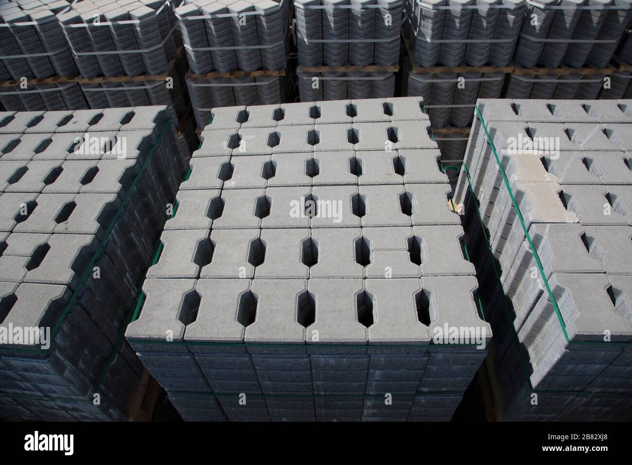 A paving stone factory in Turkey Stock Photo - Alamy
