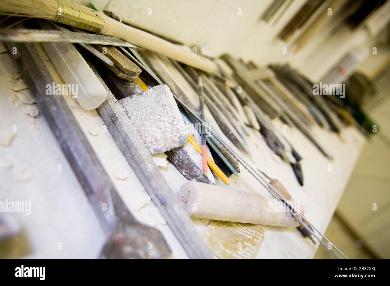 Stone mason tools stonemason hi-res stock photography and images - Alamy