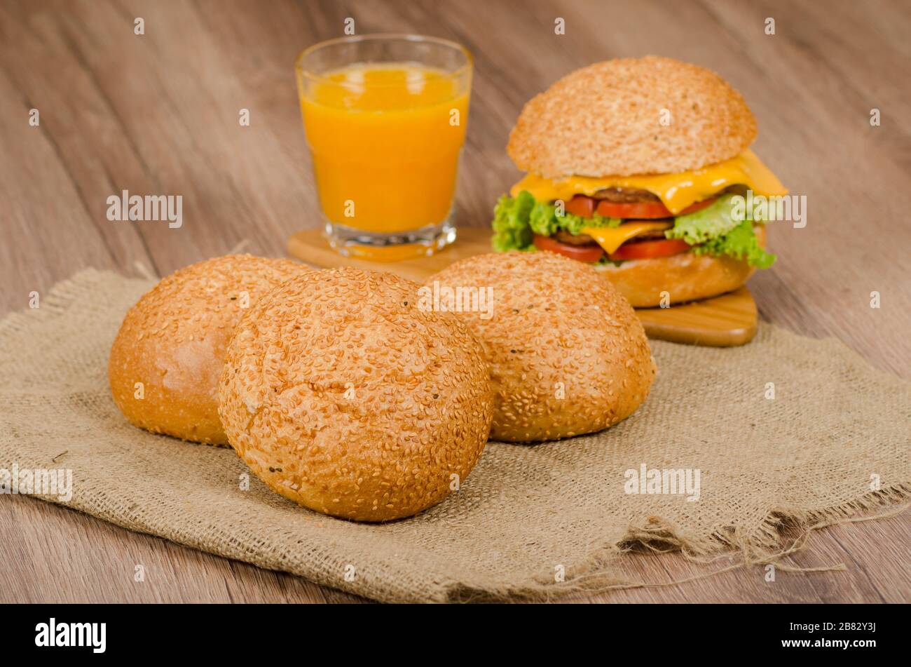 Burger bread from turkish cuisine Stock Photo - Alamy