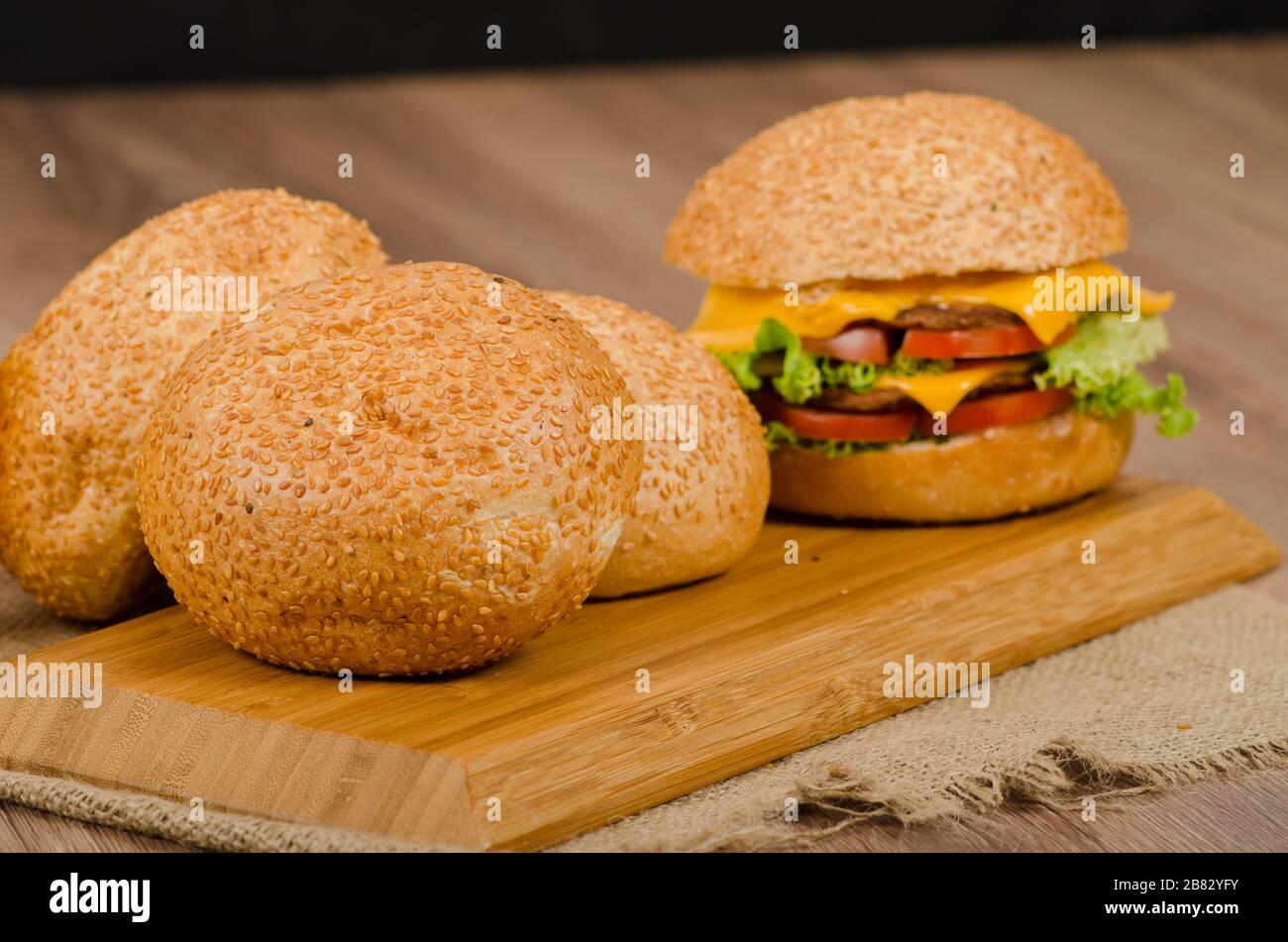Burger bread from turkish cuisine Stock Photo - Alamy