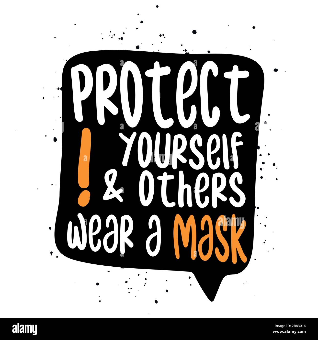 Stay safe wear a mask Stock Vector Images - Alamy