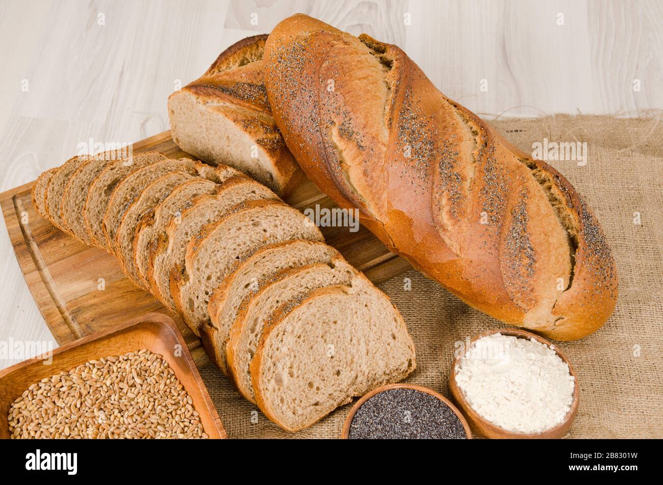 Turkish bread from Turkish cuisine Stock Photo - Alamy