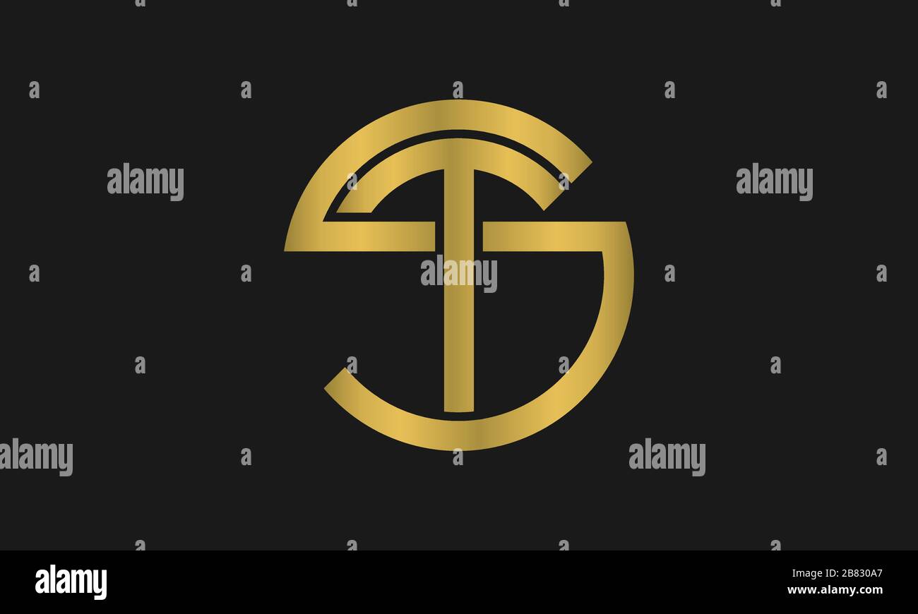 Letter s t logo hi-res stock photography and images - Alamy