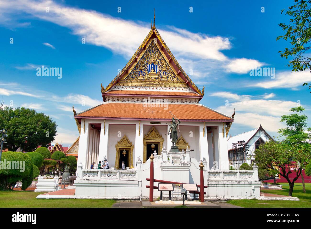 Classical Thai architecture in National Museum of Bangkok, Thailand ...