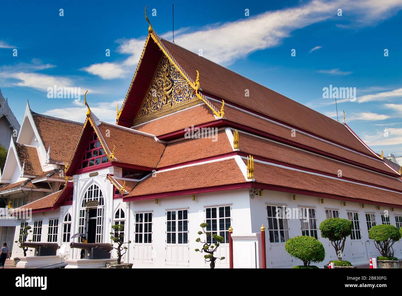 Classical Thai architecture in National Museum of Bangkok, Thailand ...