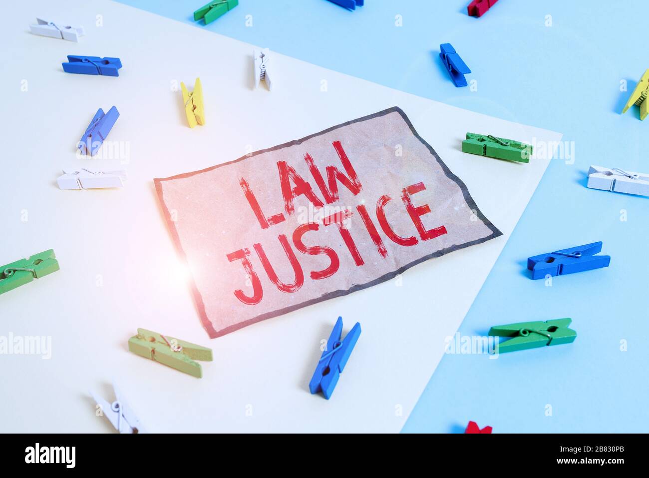 Handwriting text writing Law Justice. Conceptual photo a scheme or ...