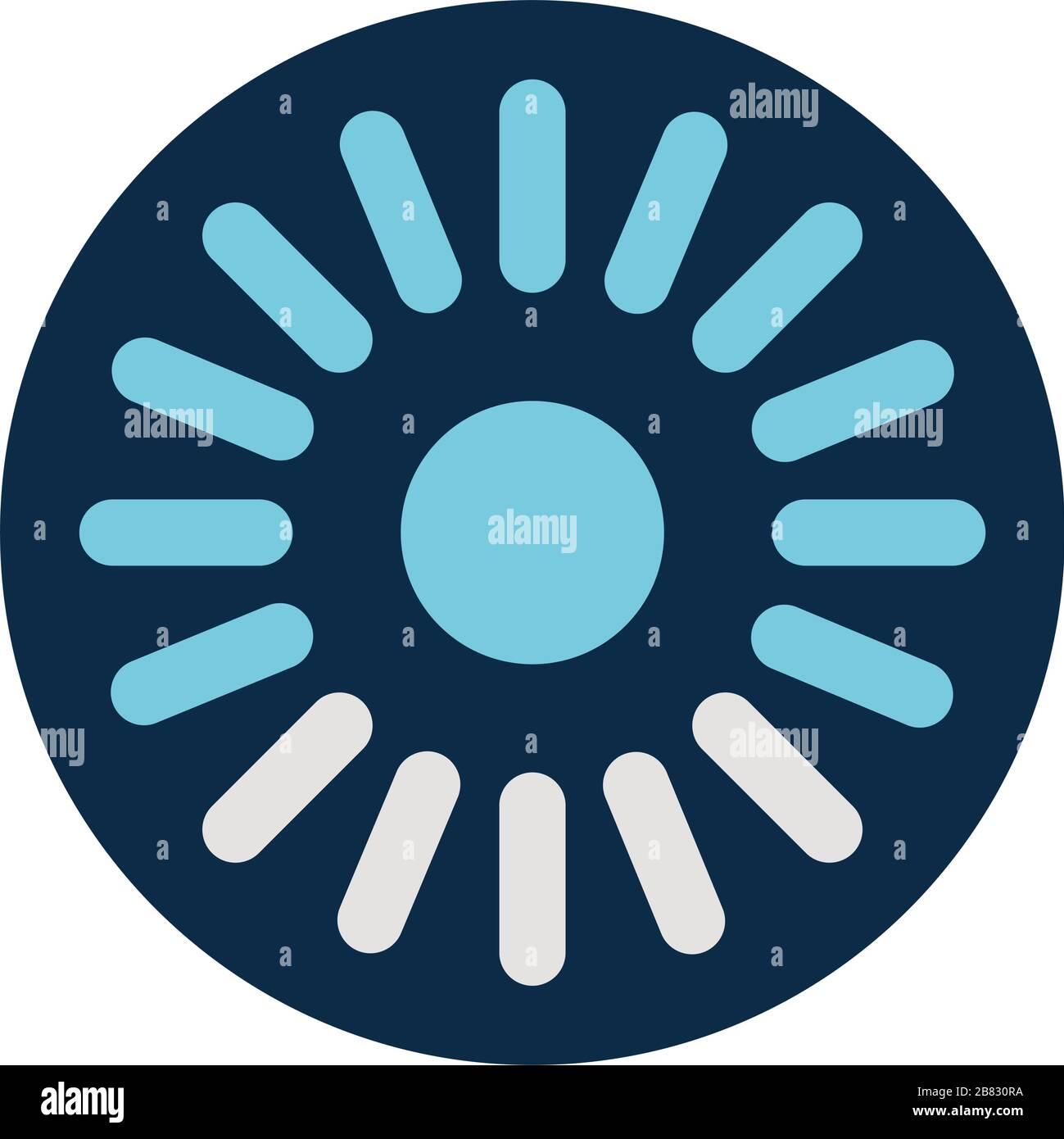 lines loading circle block style icon vector design Stock Vector Image ...