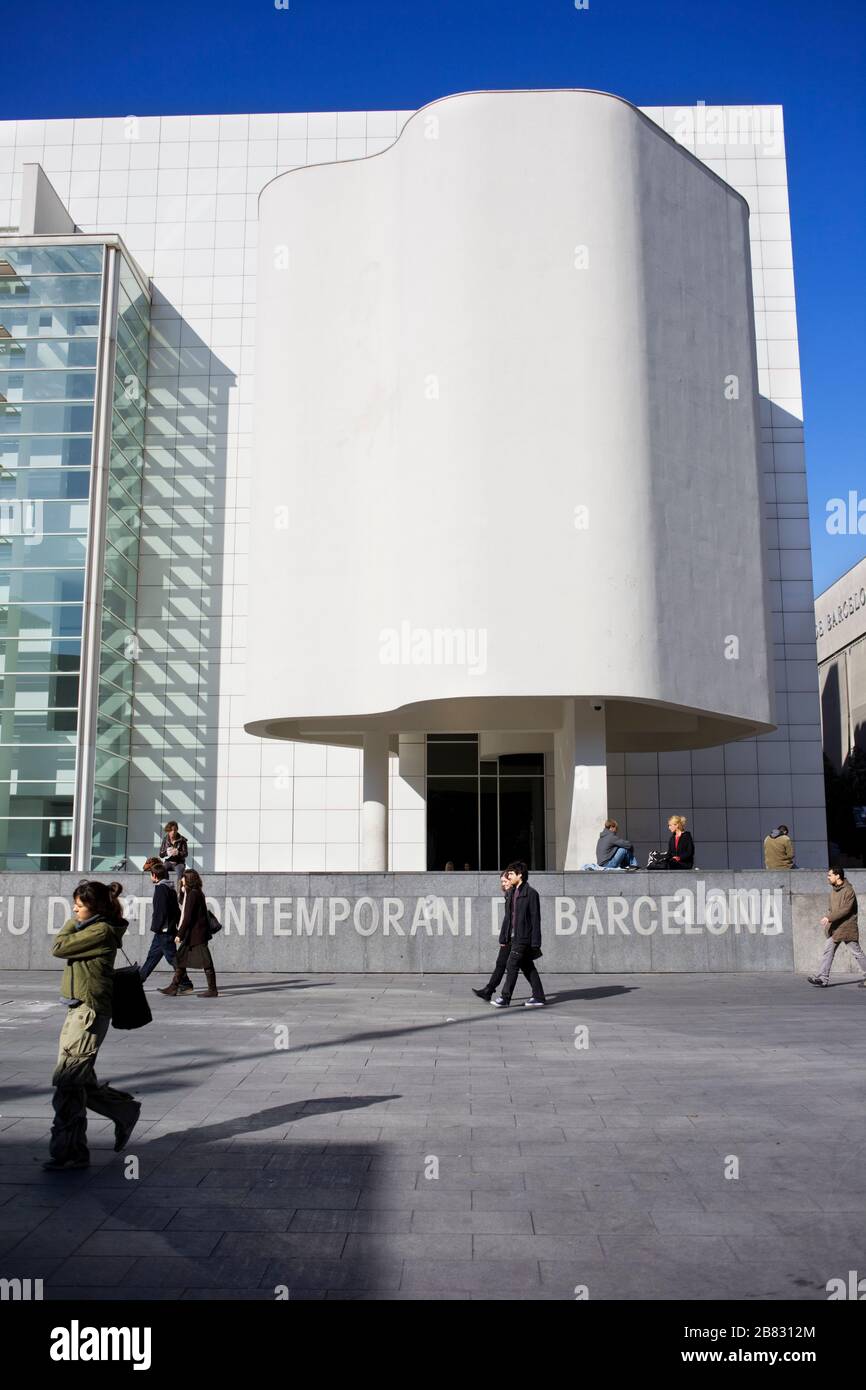 Europe museum of contemporary art barcelona macba barcelona hi-res ...