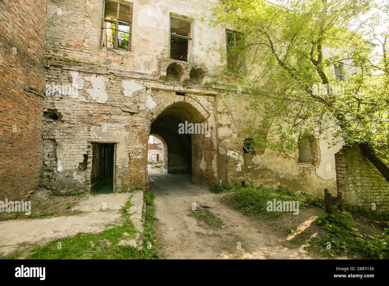 Ruins of old Klevan castle built in 15th century Prince Michael ...