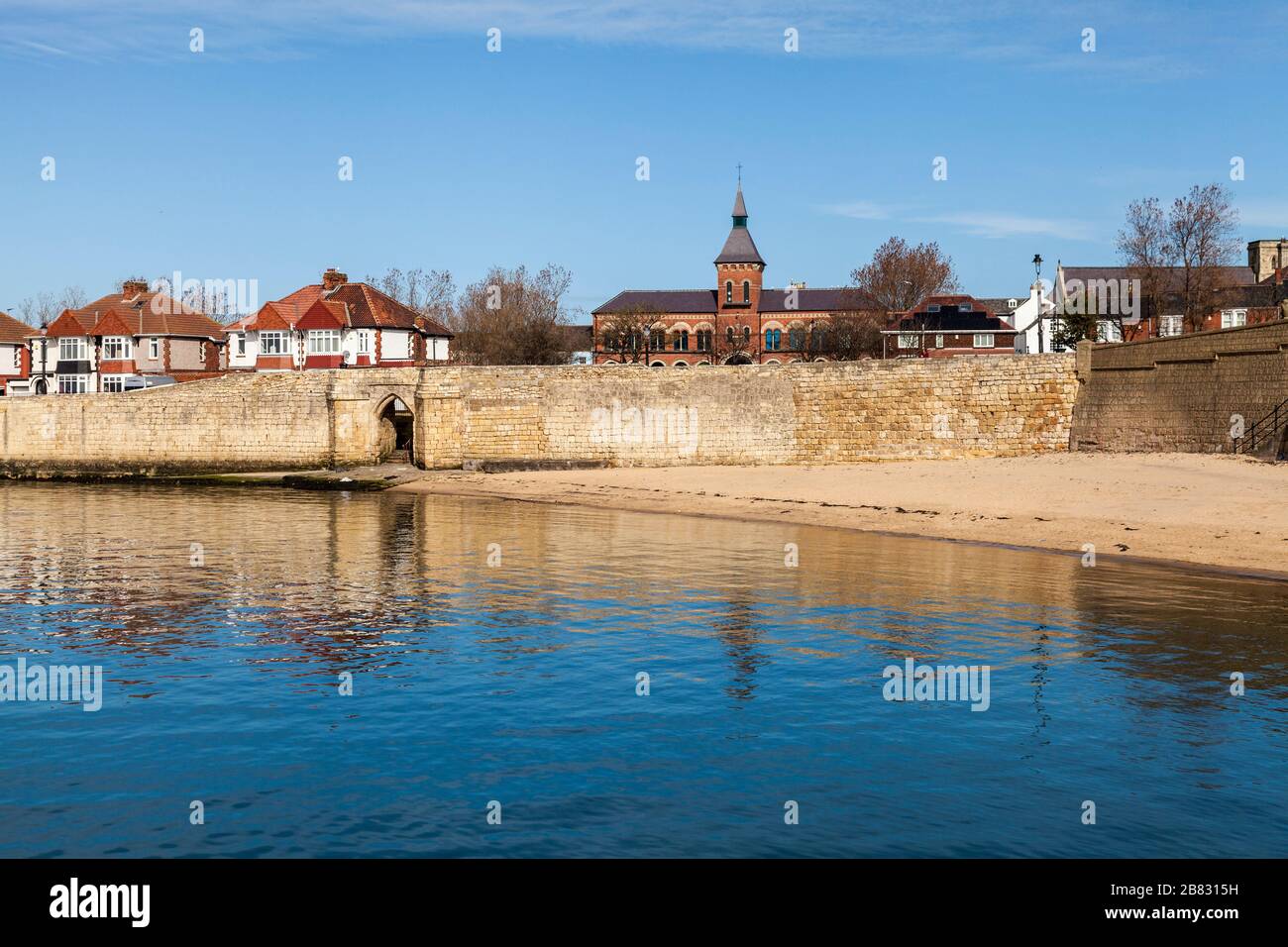 The seafront at the Headland in Old Hartlepool,England,UK showing Fish ...