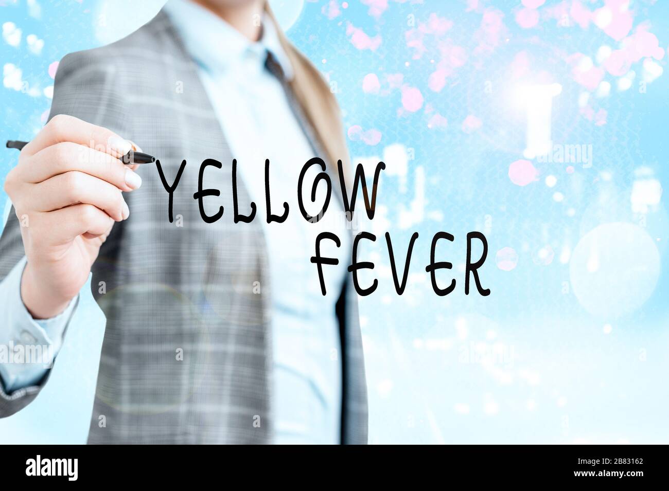 Conceptual hand writing showing Yellow Fever. Concept meaning tropical ...