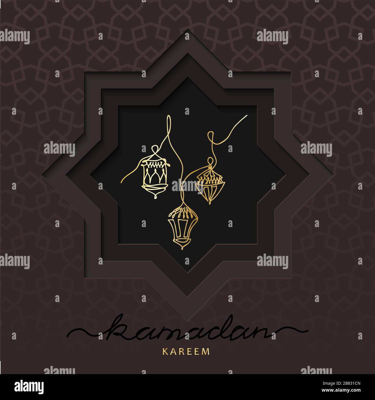 Ramadan card graphic Stock Vector Images - Alamy