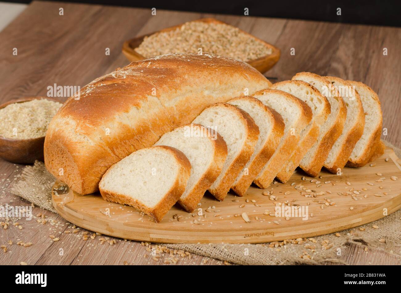 Turkish bread from Turkish cuisine Stock Photo - Alamy
