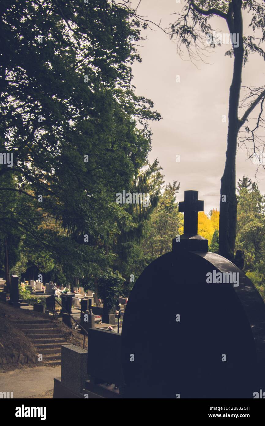 Weird cemetery hi-res stock photography and images - Alamy