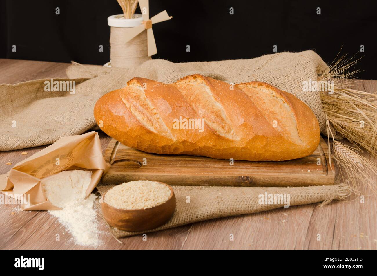Turkish bread from Turkish cuisine Stock Photo - Alamy