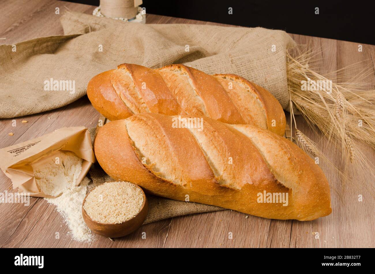 Turkish bread from Turkish cuisine Stock Photo - Alamy