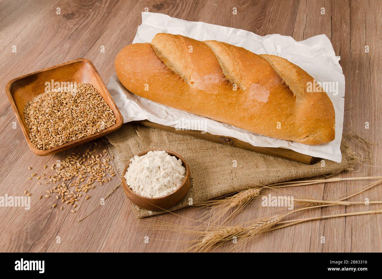 Turkish bread from Turkish cuisine Stock Photo - Alamy