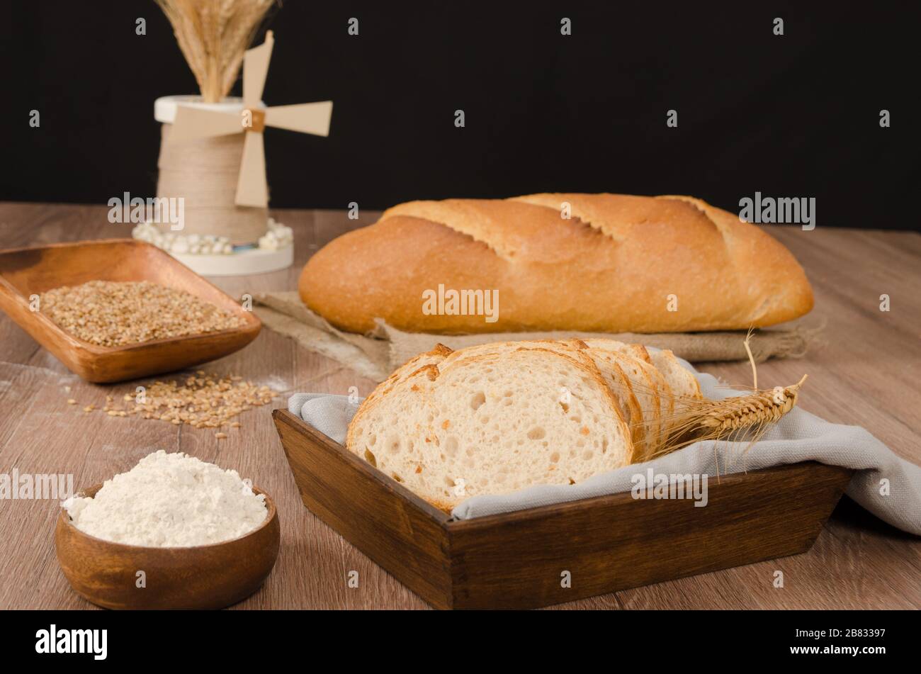 Turkish bread from Turkish cuisine Stock Photo - Alamy