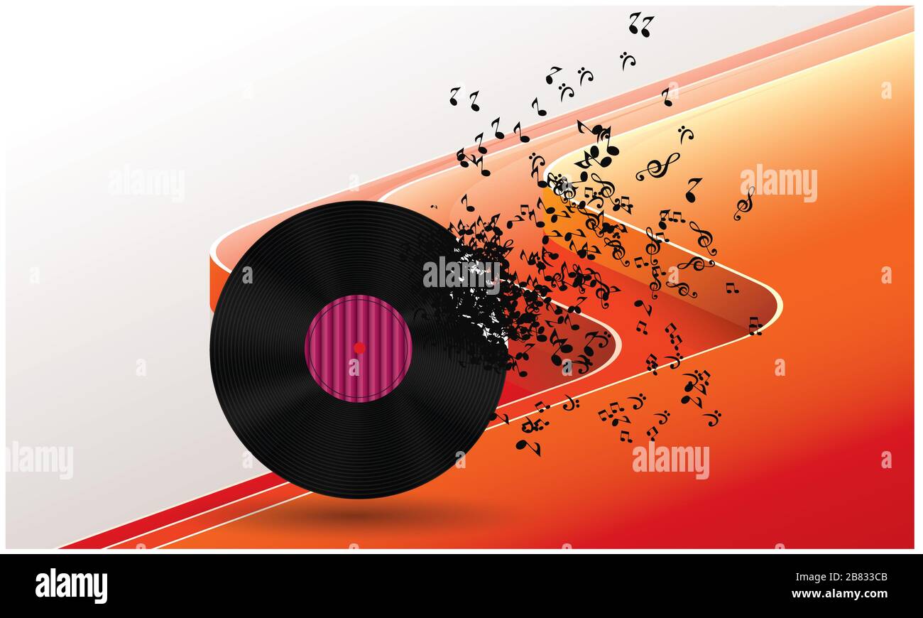 music components are on abstract background Stock Photo - Alamy