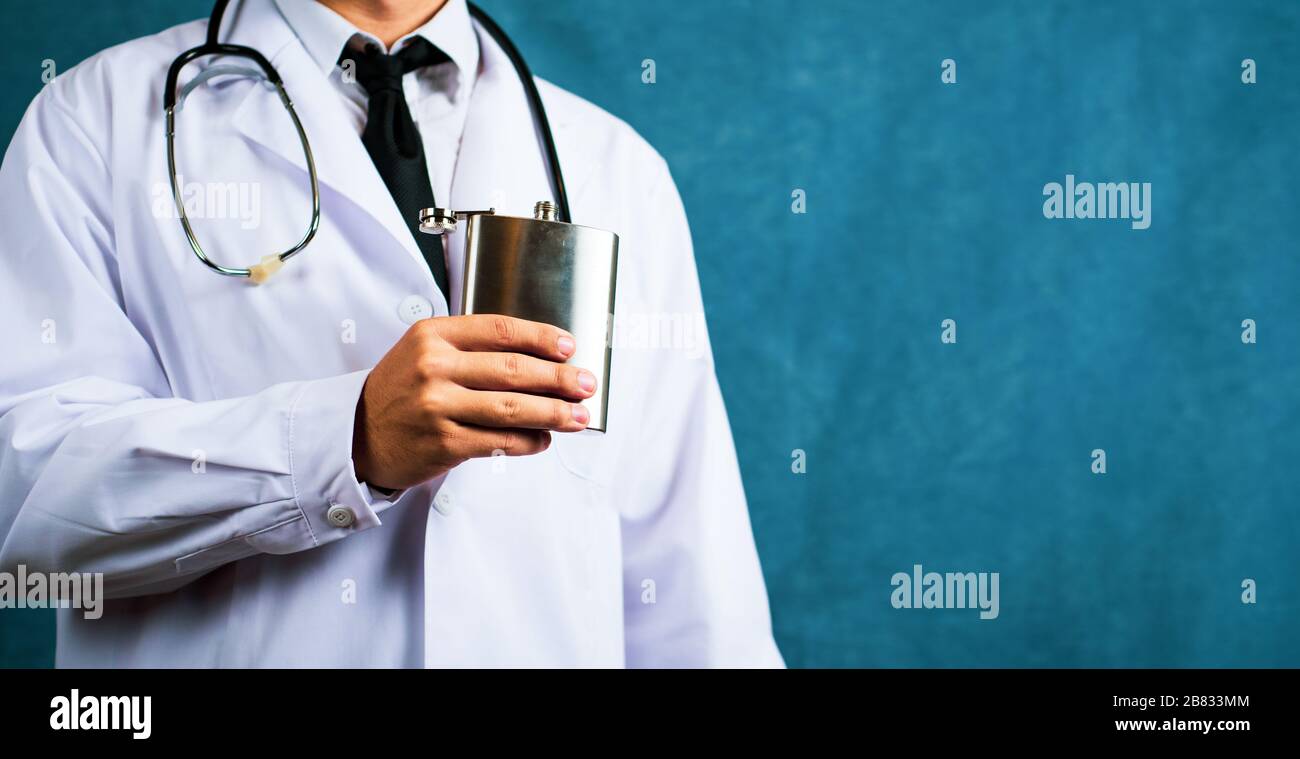 Flask doctor man hi-res stock photography and images - Alamy