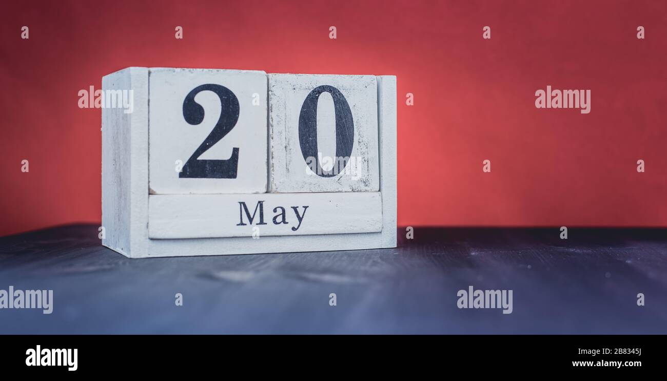 20 date calender hi-res stock photography and images - Alamy