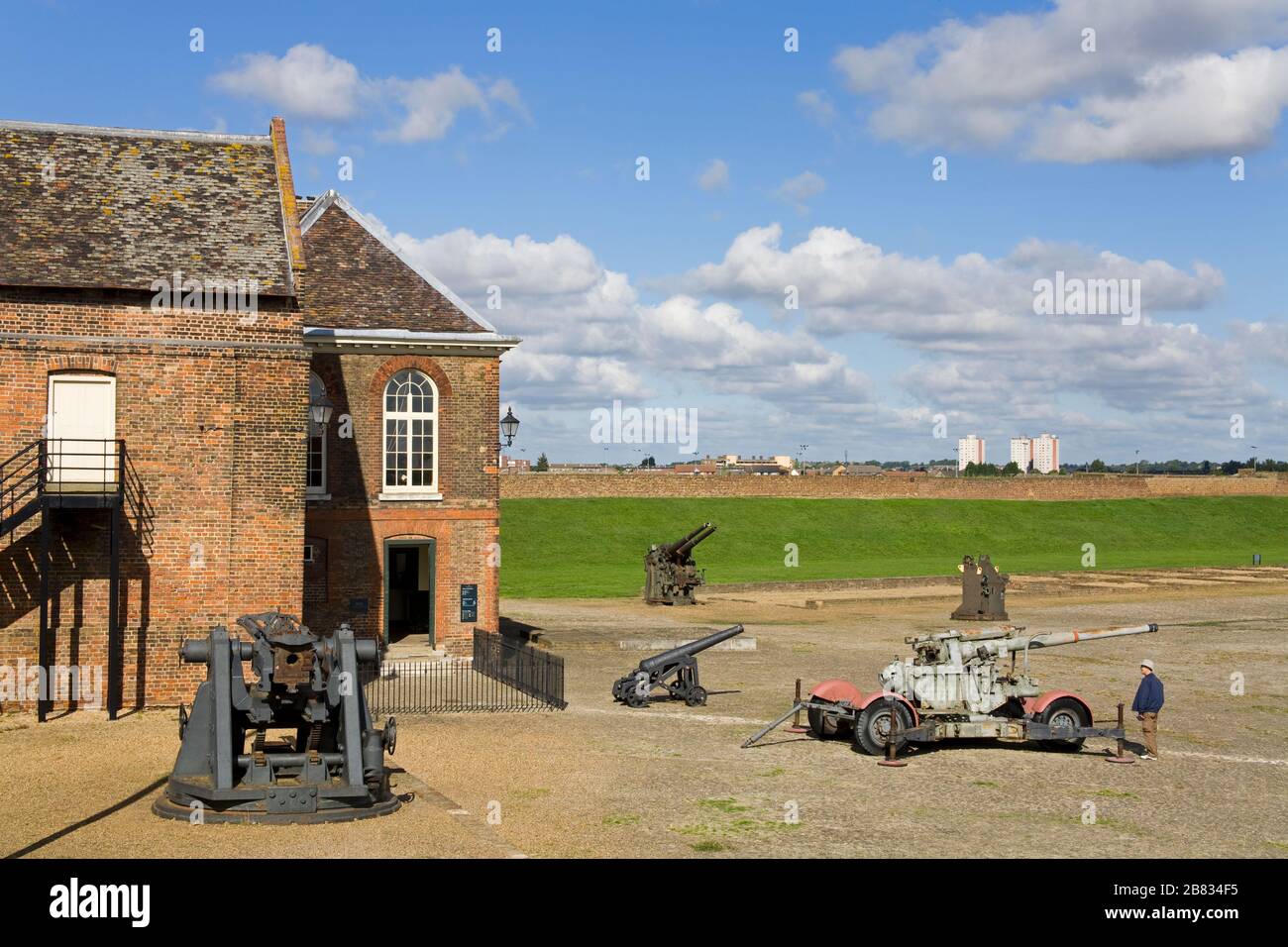 Tilbury Fort Guardroom, Port of Tilbury, Essex, England, United Kingdom ...