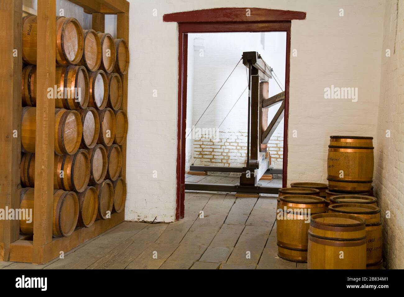 Gunpowder Magazine in Tilbury Fort, Port of Tilbury, Essex, England ...