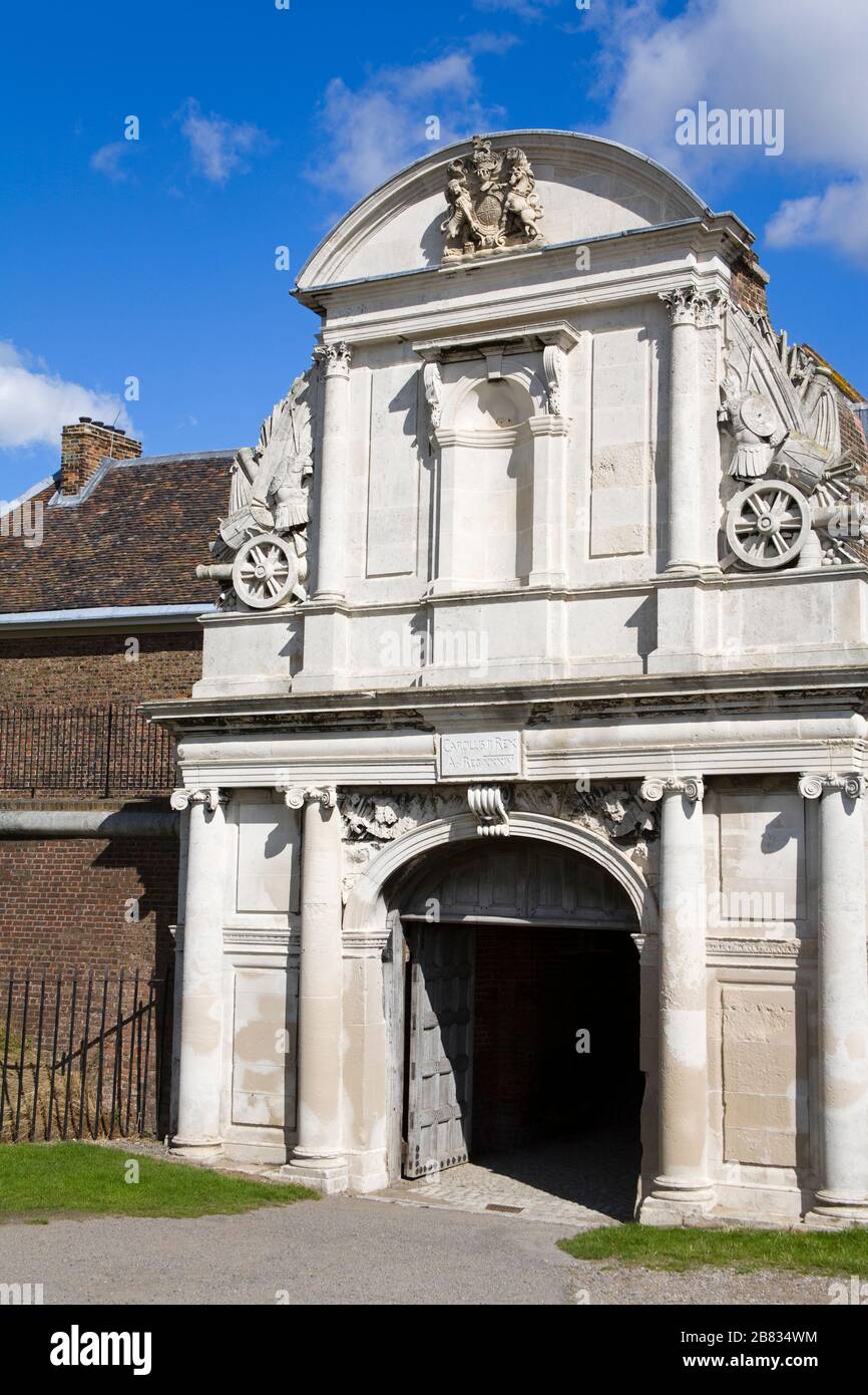 Tilbury Fort Gatehouse, Port of Tilbury, Essex, England, United Kingdom ...