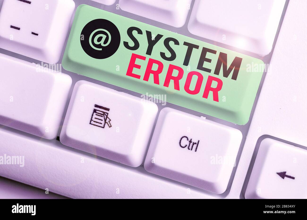 Conceptual hand writing showing System Error. Concept meaning ...