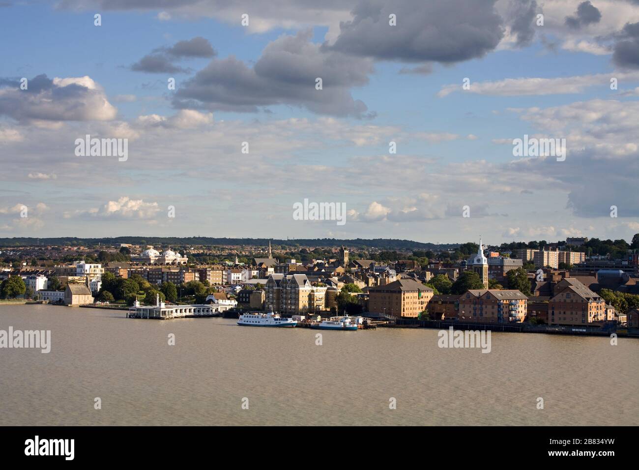 Town of Gravesend, Kent, England, United Kingdom, Europe Stock Photo ...