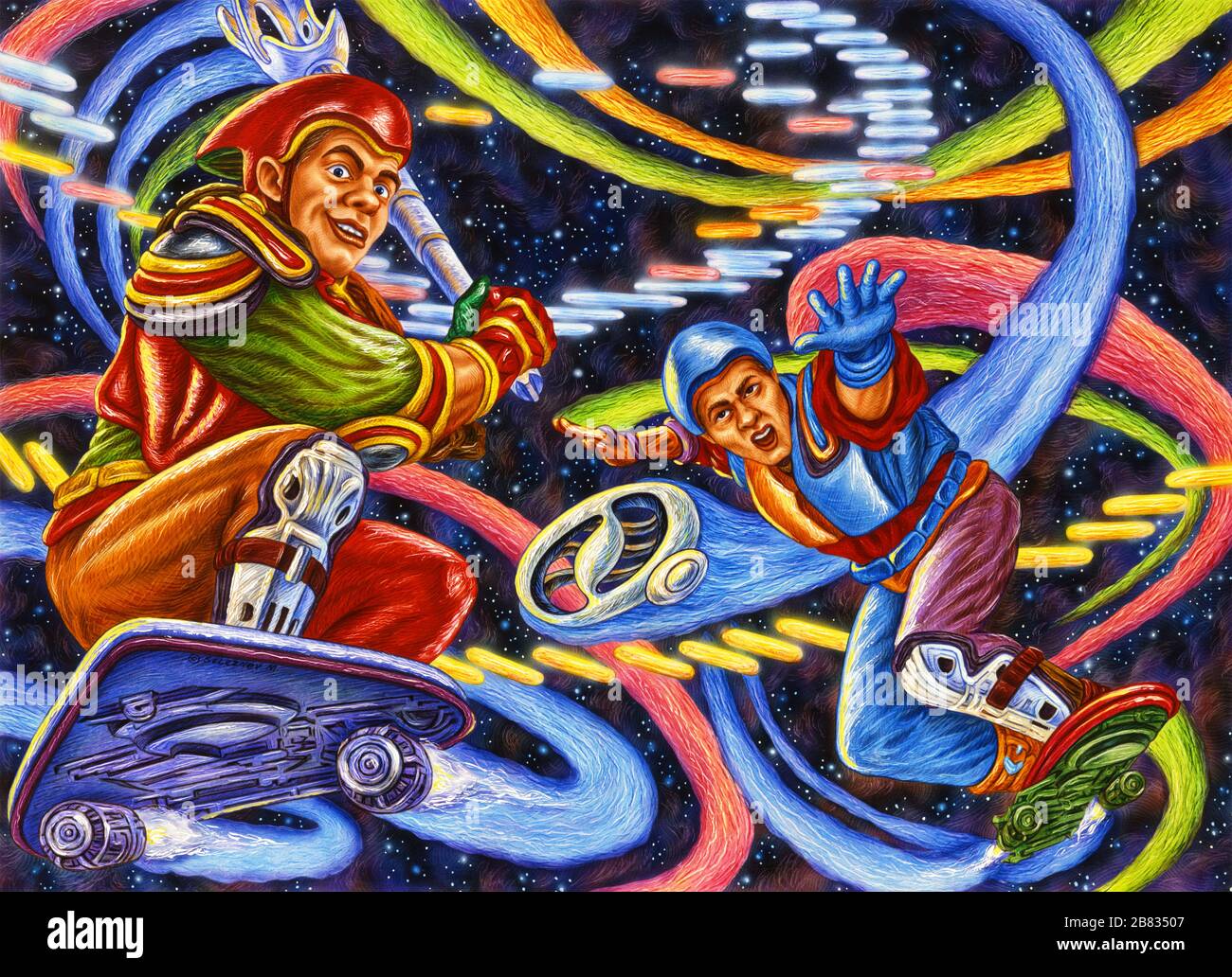 Aliens illustrations hi-res stock photography and images - Alamy